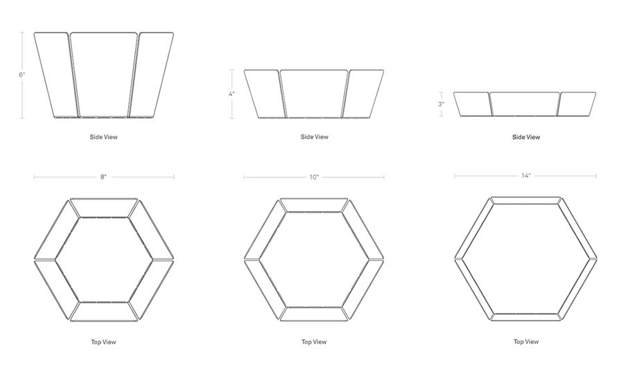 2D:3D Bowls by Blu Dot | hive