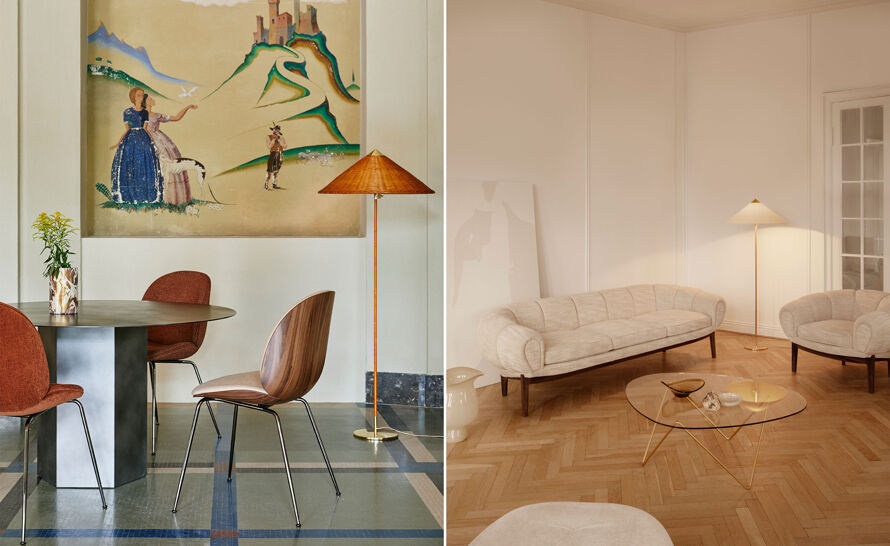 9602 Floor Lamp by Paavo Tynell for Gubi | hive