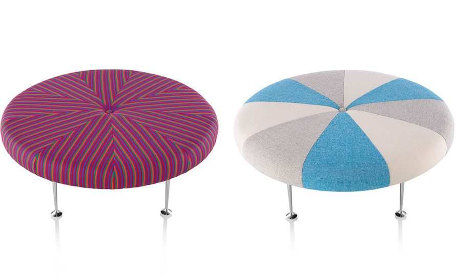 Alexander Girard Color Wheel Ottoman for Herman Miller | hive