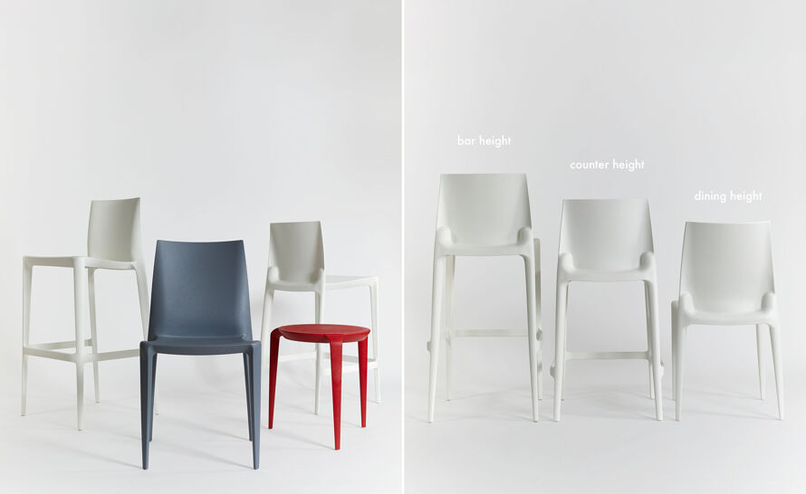 Bellini Stacking Stool 2 pack by Mario and Claudio Bellini from Heller ...