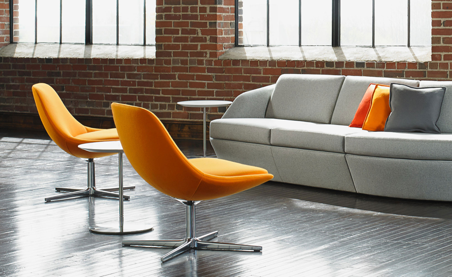 Chiara Swivel Lounge by Noe Duchaufour-Lawrance for Bernhardt Design | hive