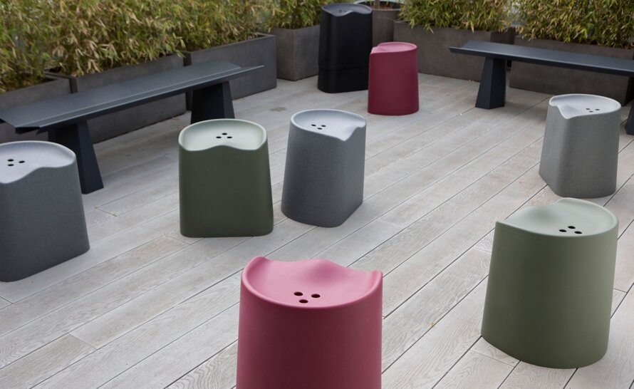 Butt Stacking Stool by Established & Sons | hive