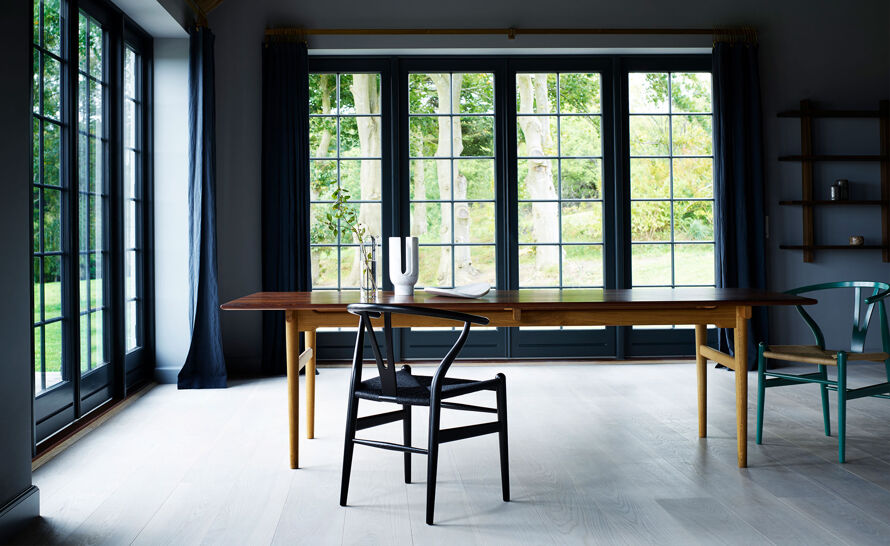 hans wegner ch327 dining table for carl hansen | hive