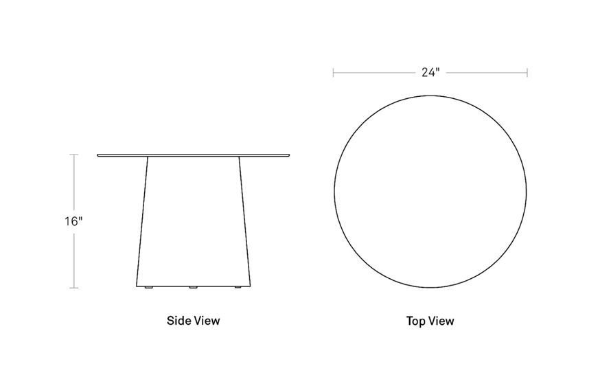 Circula Low Side Table by Blu Dot | hive