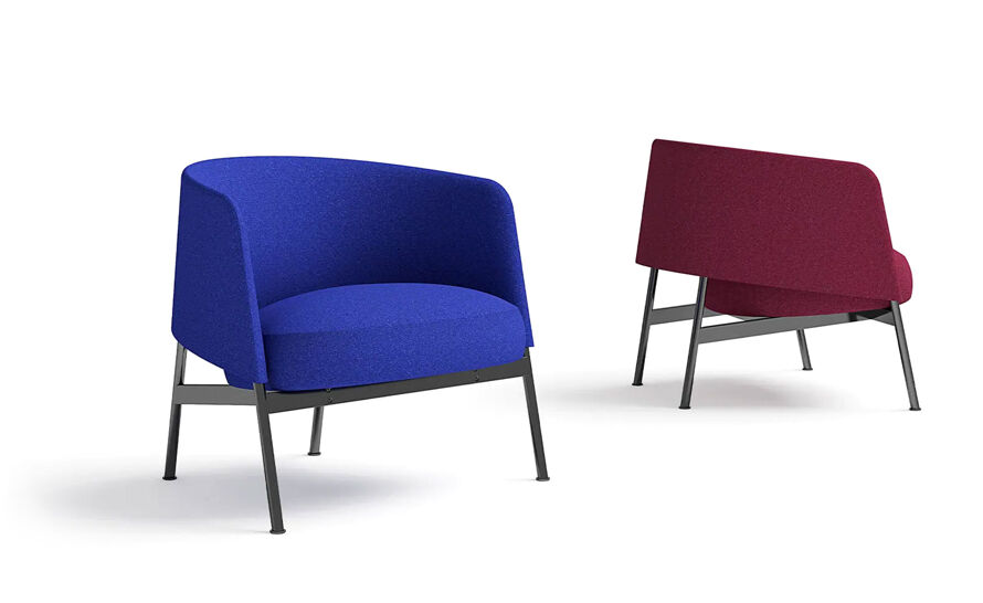 Collar Lounge Chair with wood base by Niels Bendtsen from Bensen | hive