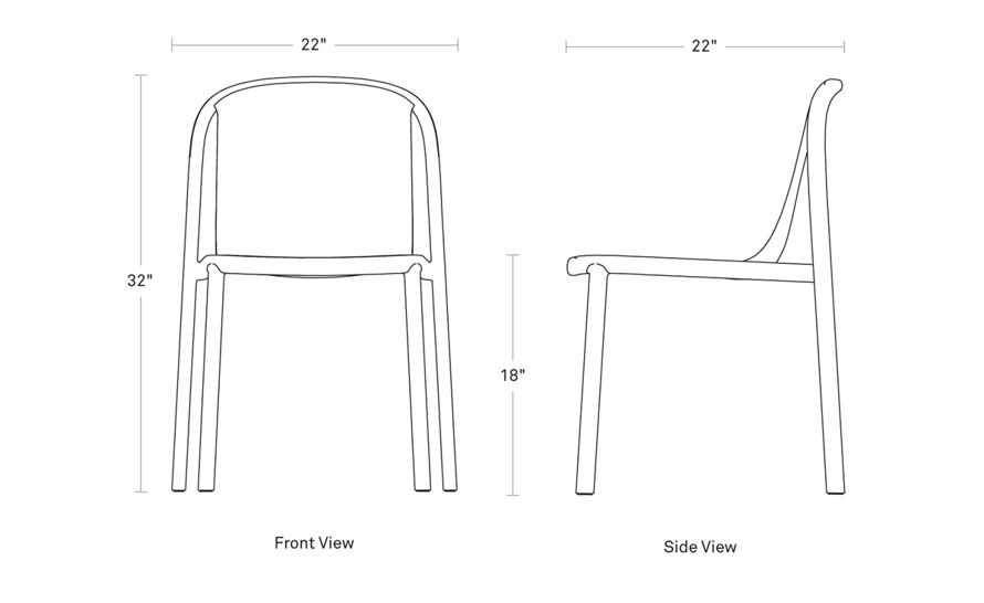 Decade Stacking Chair by Blu Dot | hive