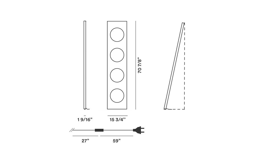 Dolmen Floor Lamp by Ferruccio Laviani for Foscarini | hive