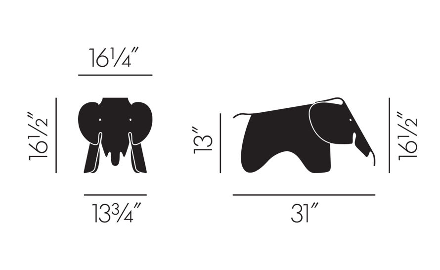 eames elephant plastic standard | hive