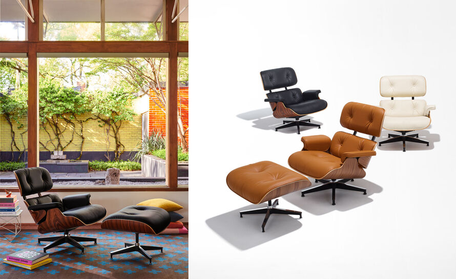 eames lounge chair ottoman
