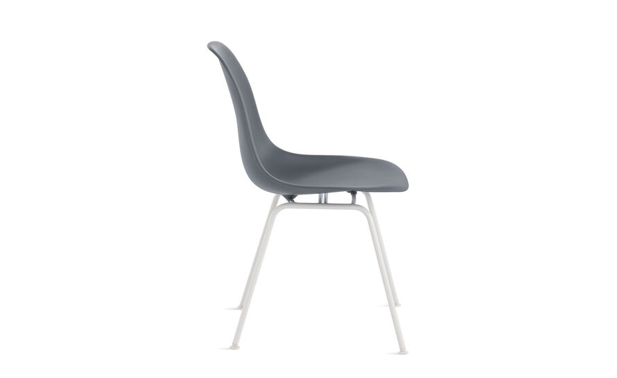 eames molded plastic side chair with 4 leg base | hive