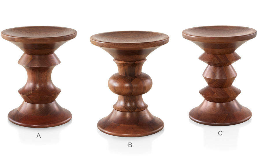 Eames® Walnut Stool - hivemodern.com