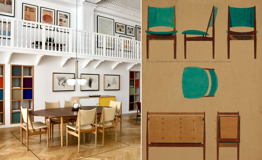 Egyptian Dining Chair by Finn Juhl from House of Finn Juhl | hive