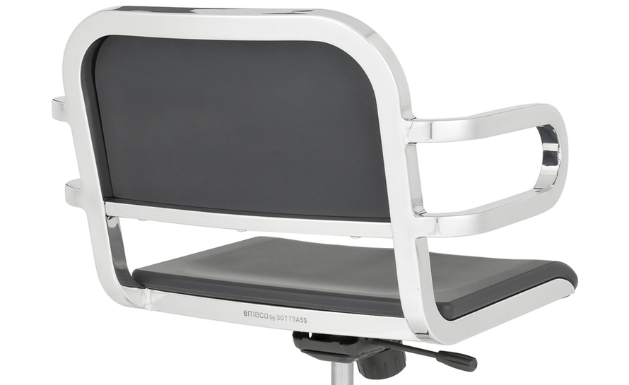 Nine-0 Task Swivel Armchair by Ettore Sottsass for Emeco | hive