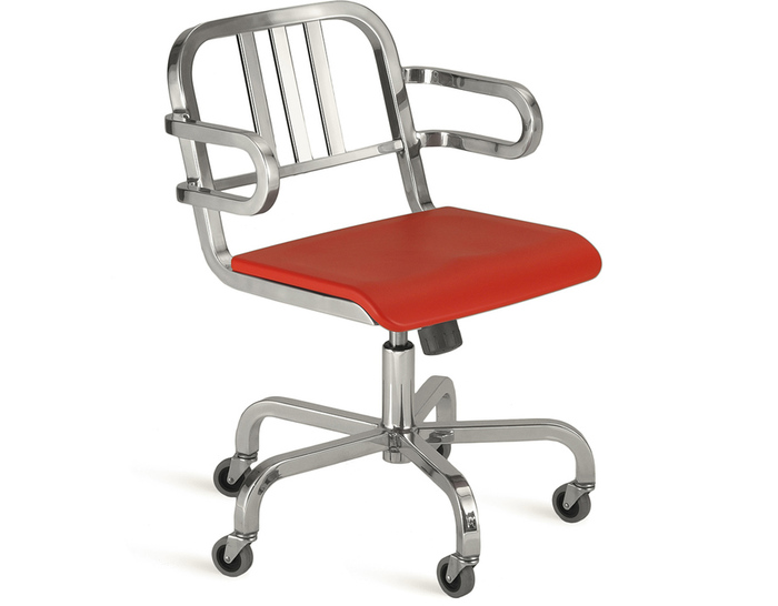 Nine-0 Task Swivel Armchair by Ettore Sottsass for Emeco | hive