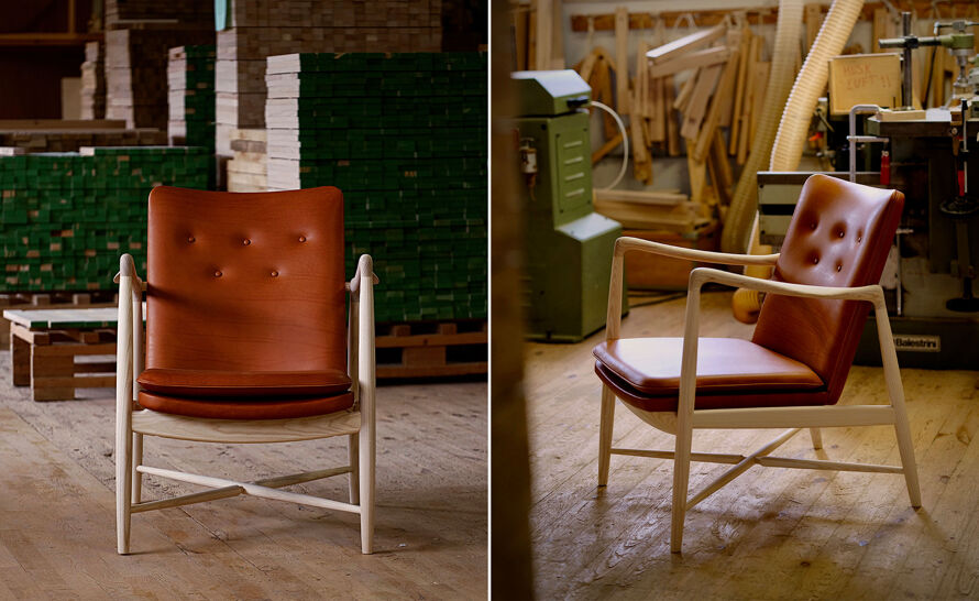 Fireplace Chair by Finn Juhl from House of Finn Juhl | hive