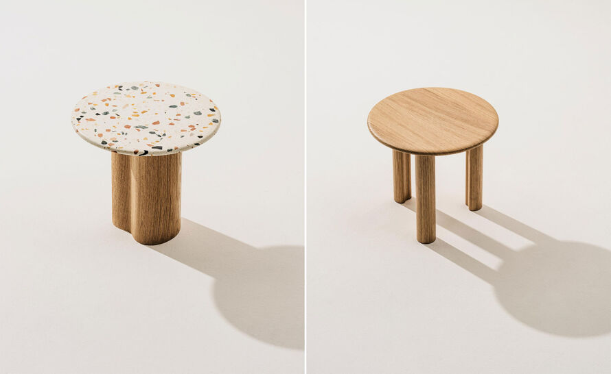 Ghia Round Table with central base by Altherr Désile Park for Arper | hive