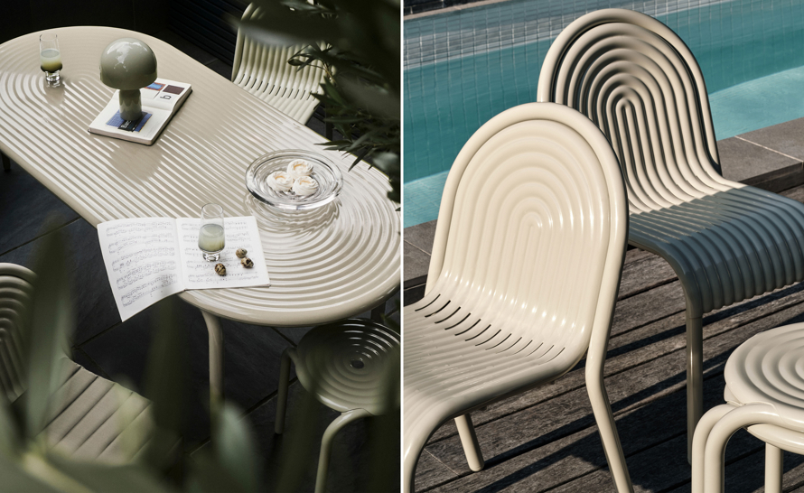 Groove Outdoor Dining Table by Tom Dixon | hive