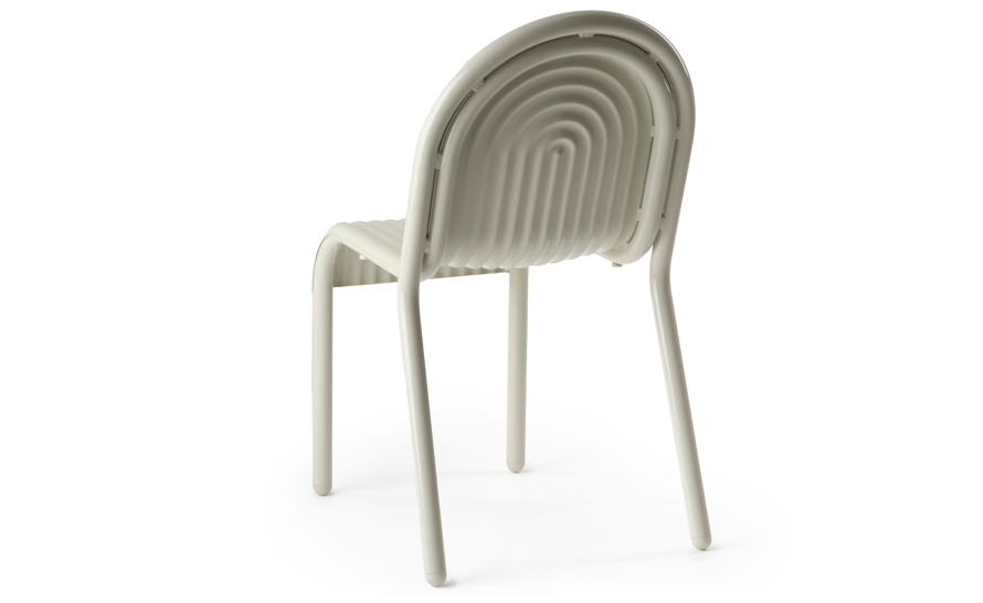 Groove Outdoor Stacking Side Chair Set of 2 by Tom Dixon | hive