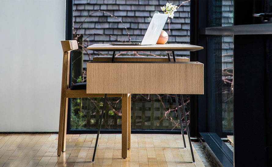 Homework Desk 1 Wood Top by Niels Bendtsen for Bensen | hive