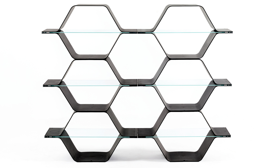 Honeycomb Modular Shelving and Storage Unit by Bill Curry from Heller ...