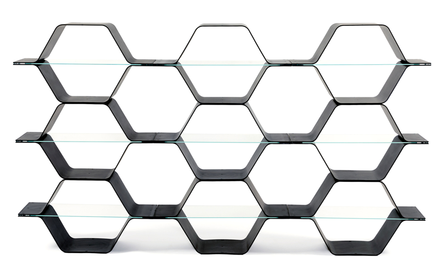 Honeycomb Modular Shelving and Storage Unit by Bill Curry from Heller ...