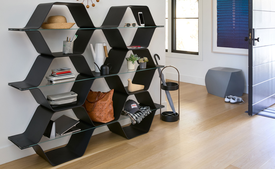 Honeycomb Modular Shelving and Storage Unit by Bill Curry from Heller ...
