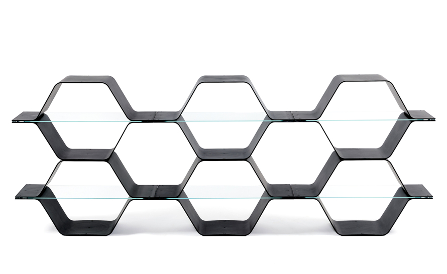 Honeycomb Modular Shelving and Storage Unit by Bill Curry from Heller ...