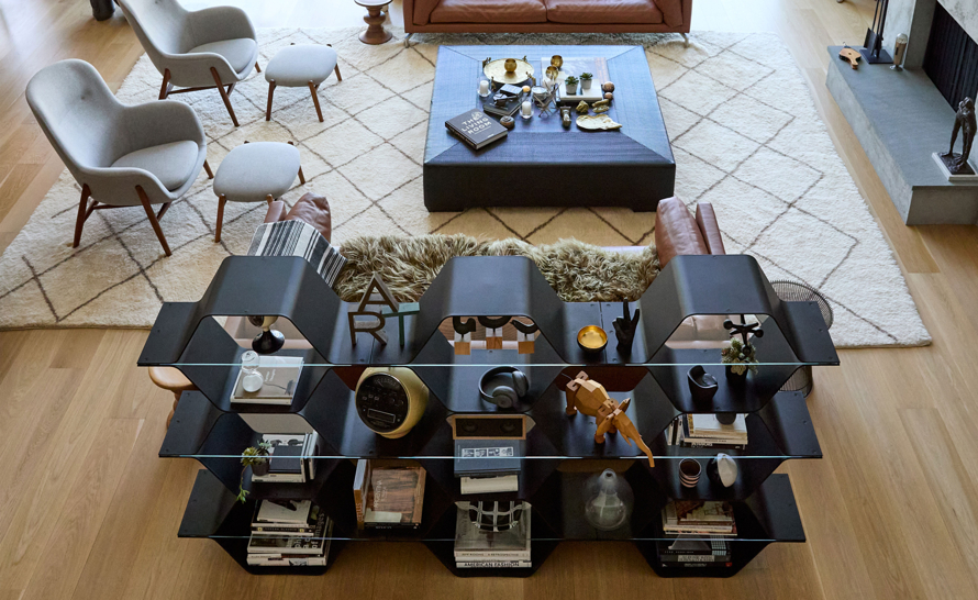 Honeycomb Modular Shelving and Storage Unit by Bill Curry from Heller ...