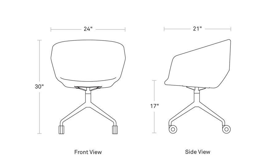 Host Task Chair by Blu Dot | hive