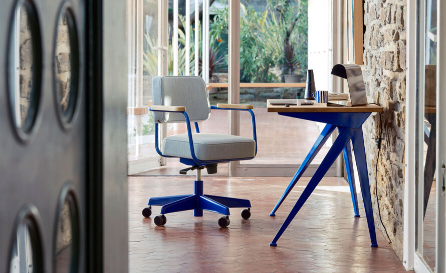 Compas Direction Desk by Jean Prouve for Vitra | hive