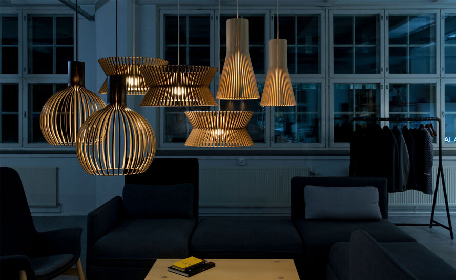 Kontro Pendant Lamp by Seppo Koho for Secto Design | hive