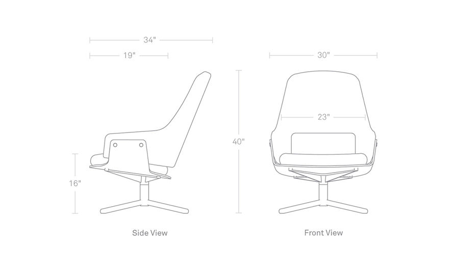 Lock Lounge Chair by Blu Dot | hive