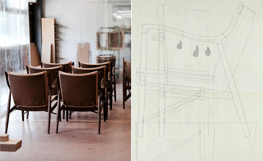 Model 45 Chair by Finn Juhl from House of Finn Juhl | hive