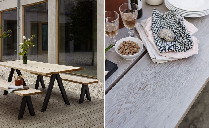 Overlap Outdoor Bench by TAF Architects for Skagerak by Fritz Hansen | hive