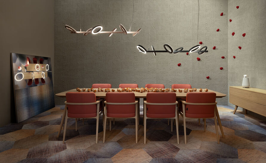Pallana Linear Suspension Lamp by IDEO for Moooi | hive