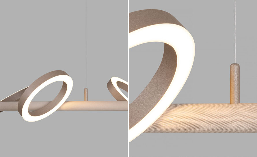 Pallana Linear Suspension Lamp by IDEO for Moooi | hive