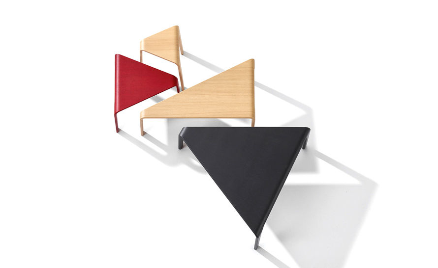 ply curved plywood low table | hive