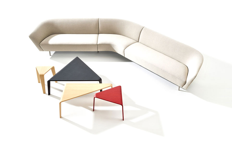 ply curved plywood low table | hive