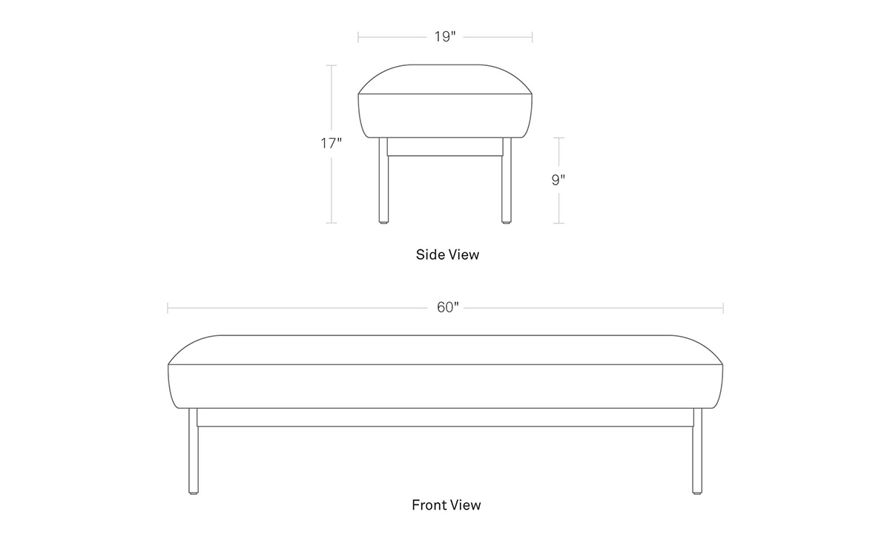 Puff Puff Bench by Blu Dot | hive