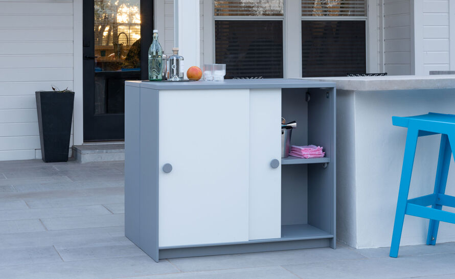 Slider Outdoor Cabinet from Loll Designs | hive