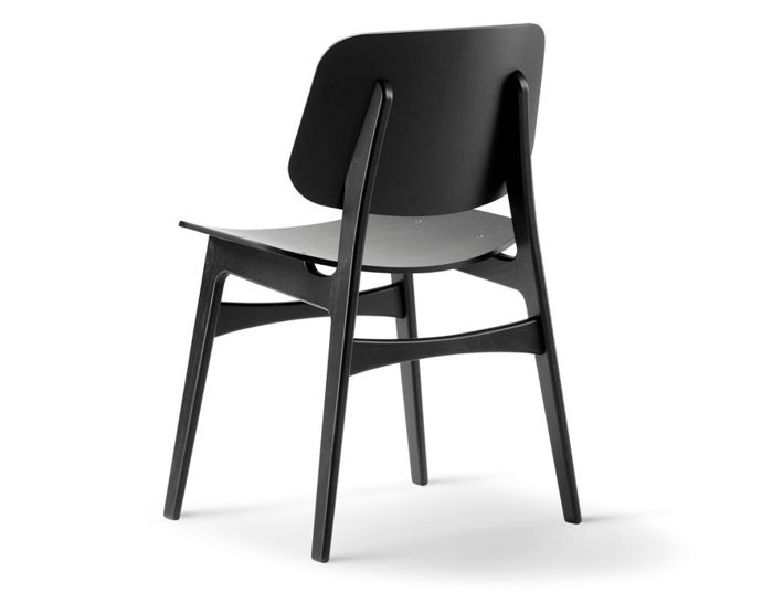 Soborg Wood Base Chair by Borge Mogensen for Fredericia | hive