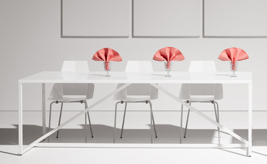 Strut Table Produced by Blu Dot | hive