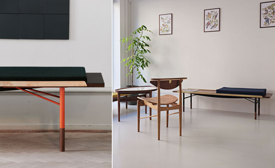 Finn juhl table bench store