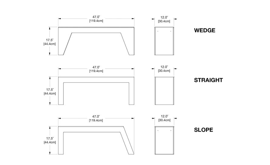 Tessellate Outdoor Bench Slope by Ive Haugeland & Loll Designs | hive
