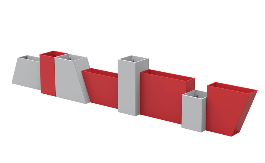 Tessellate Outdoor Bench Slope by Ive Haugeland & Loll Designs | hive