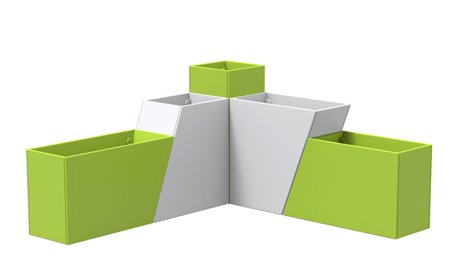 Tessellate Outdoor Platner Rectangle by Ive Haugeland & Loll Designs | hive