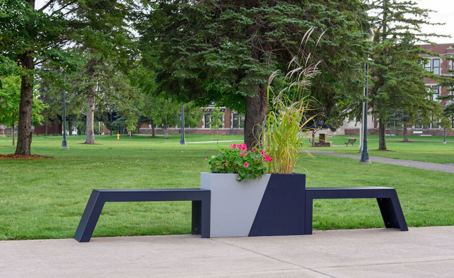 Tessellate Outdoor Platner Square by Ive Haugeland & Loll Designs | hive