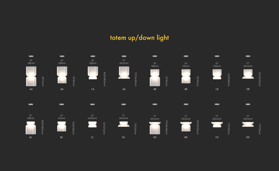 Totem Up/Down Light by Pablo Studio | hive