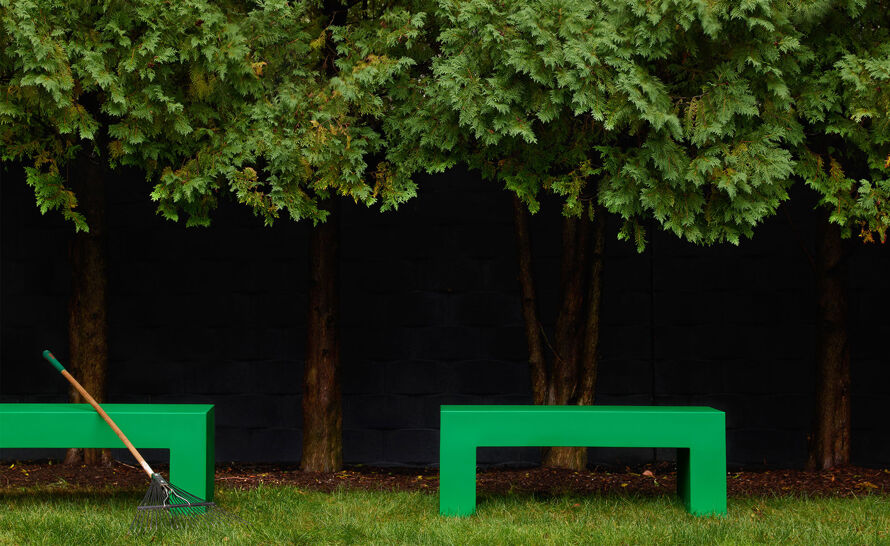 Vignelli Bench by Lella & Massimo Vignelli for Heller | hive