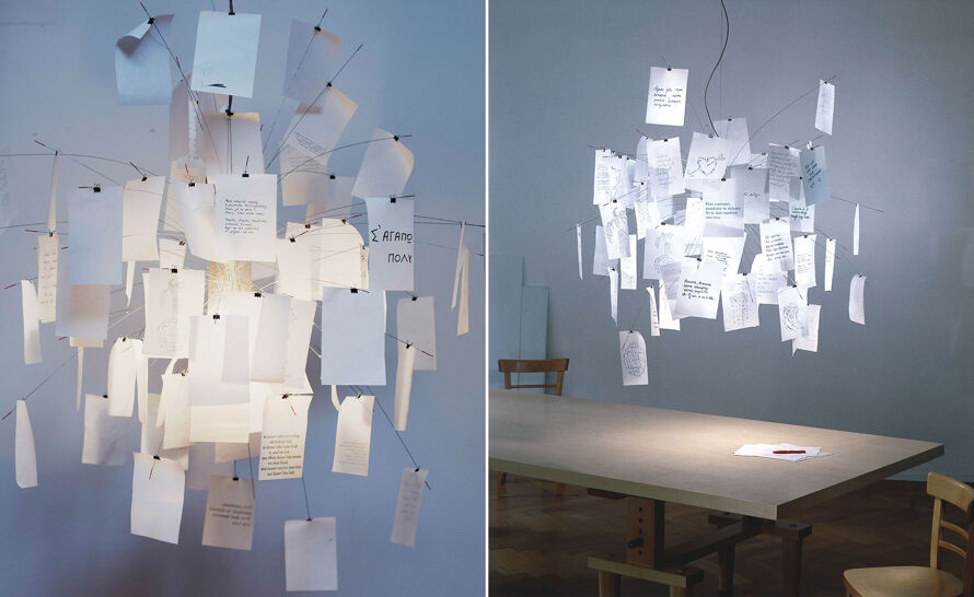 Zettel'z Pendant Lamp by Ingo Maurer | hive